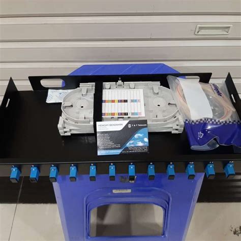 Promo Ls Odf Otb Rack 12 Core Sc Upc Full Set Fiber Optik Diskon 23 Di