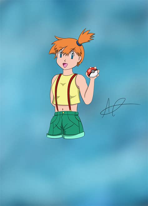 2 Pokemon Anime Misty By Ant Richards On Deviantart
