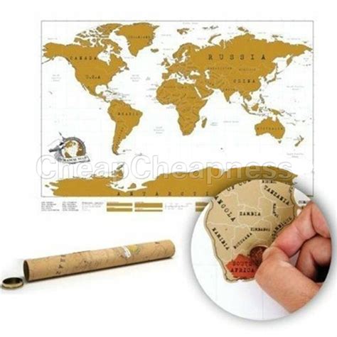 Deluxe Edition Scratch Map With Scratch Off Layer Grandado