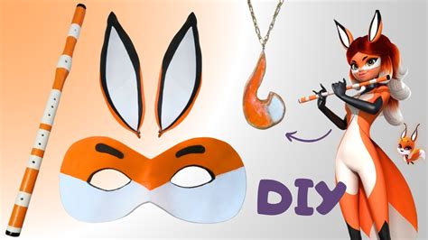 How To Make Rena Rouges Accessories Diy Miraculous Necklace Mask