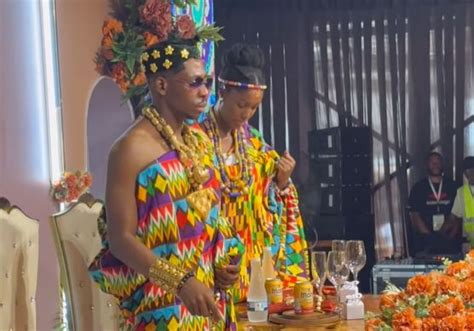 See Moses Bliss And Marie Wiseborns Traditional Wedding Myjoyonline