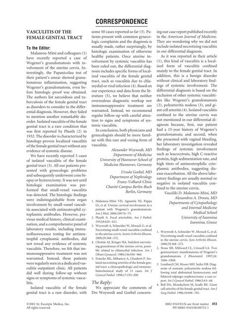 Pdf Vasculitis Of The Female Genital Tract Dokumen Tips