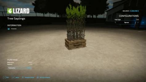 FS22 Tree Sapling Pack v 1 0 0 1 Tools Mod für Farming Simulator 22