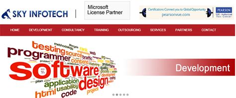 sky infotech noida it courses offline program