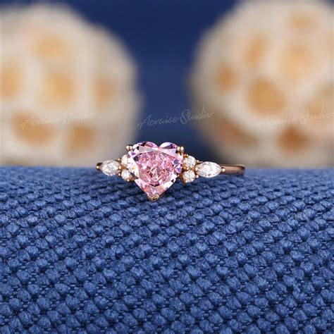 Pink Sapphire Wedding Ring 60 Photos