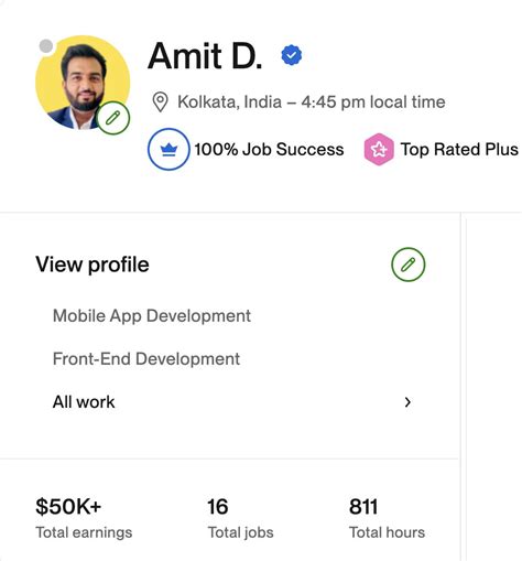 Amit Digga On Linkedin Freelancing Upwork Reactjs