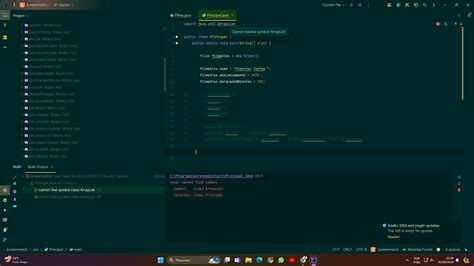 Dúvida Erro java cannot find symbol Java trabalhando listas e coleções de dados
