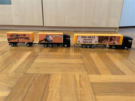Carl Dick Lot De 2 Camions Mercedes Hornbach Gebraucht In Nyon Für