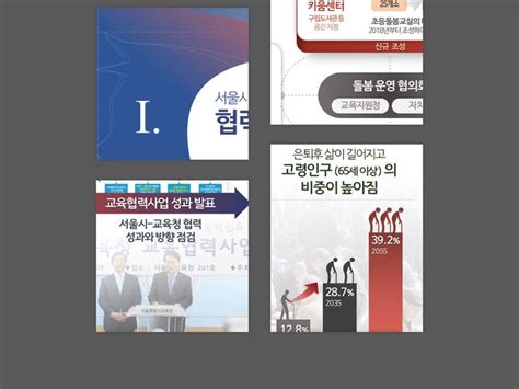 피티위즈 Ppt제작 디자인 인포그래픽 미래교육도시 서울 발표 인포그래픽 서울 이력서