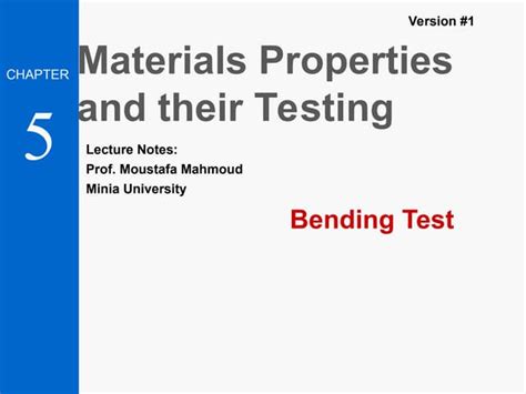 Bending Test Working Stress Design Allowable Stress Designppt
