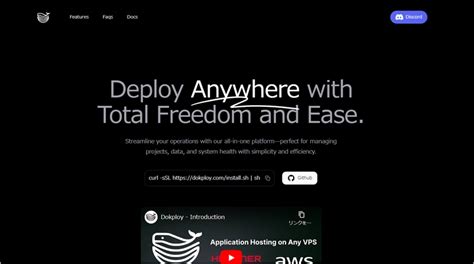 Vercelやnetlify、herokuなどの代替として開発されたオープンソースのpaas・「dokploy」 かちびとnet