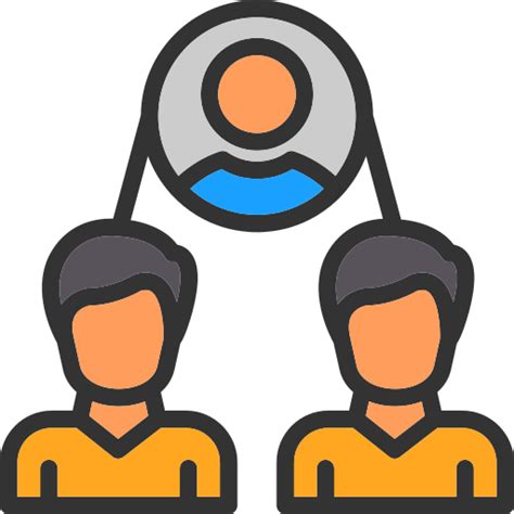 Interaction Generic Outline Color Icon