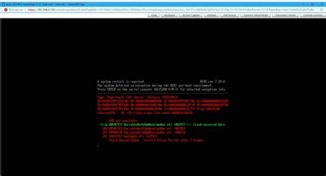 A System Restart Is Required The System Selected An Exception During The UEFI Preboom