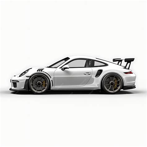 Premium Ai Image Car Isolated On White Background Porsche 911 Gt3 Rs