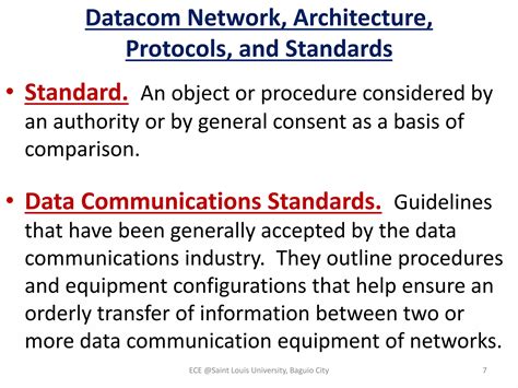 Datacom Module 2 Data Communication Architecture Protocols And