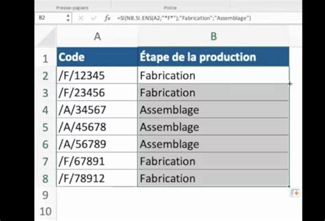 Comment Utiliser La Fonction Si Avec Contient Dans Excel Vidéo