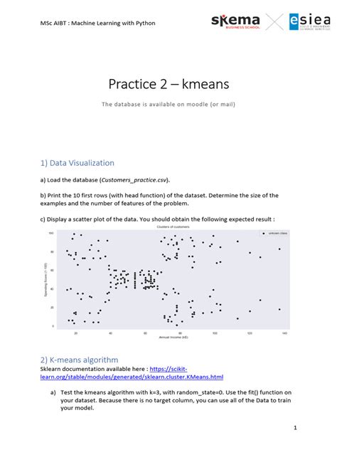 kmeans practice pdf cluster analysis machine learning