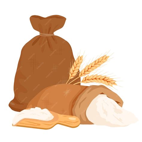 Wheat Flour Vector