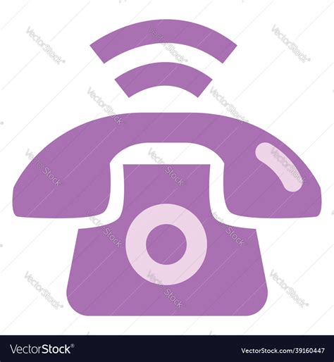 Phone Ringing On A White Background Royalty Free Vector