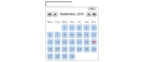 useful calendar and date picker scripts for web developers