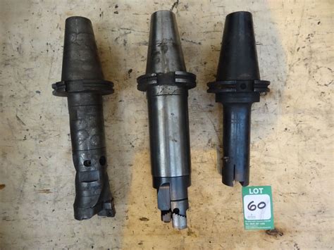 Various Modular Tooling Systems X 3 On Cat 50 Holders 1st Machinery