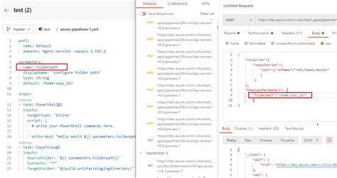 Docker Azure Devops Pipeline Restapi How To Pass Varible With