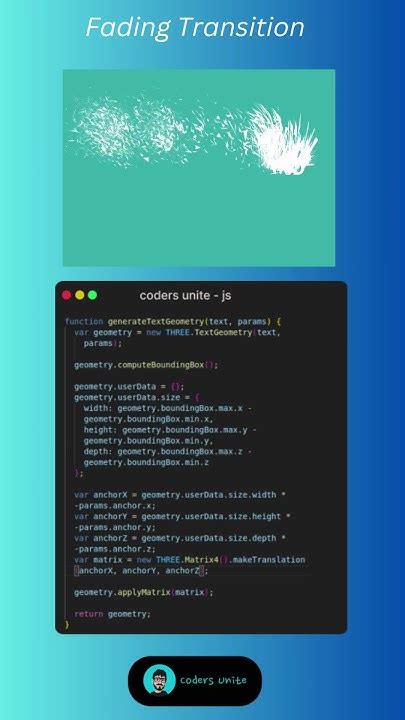 three js effect 😵🔥🔥 coders unite css html threejs tutorial websitedesign shorts youtube