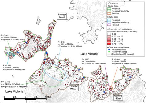 Results Of Cluster Analysis Using Kulldorffs Spatial Scan Statistic Download Scientific