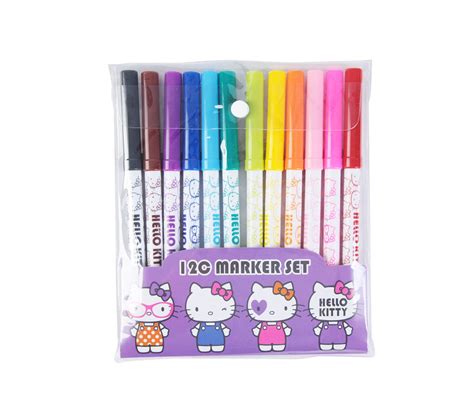 Hello Kitty Cute Stationary School Supplies Hello Kitty Markers Set