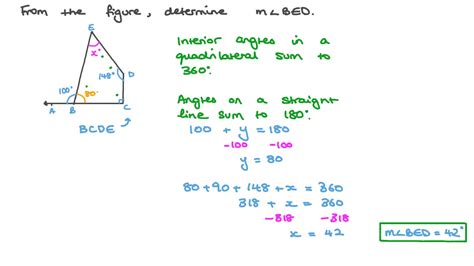 Quadrilateral Sum Of Angles Sum Of Angles Of A Quadrilateral Using