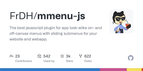 Github Frdhmmenu Js The Best Javascript Plugin For App Look Alike