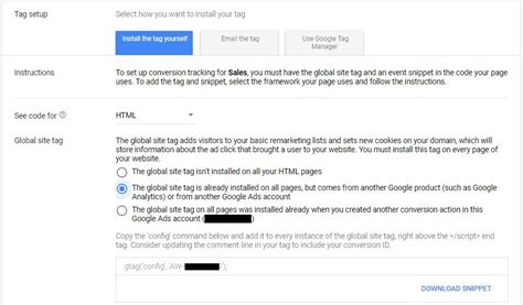 Multiple Global Site Tag Setup Huntbee Resources