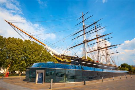 Cutty Sark The Historical Tea Clipper Ship In Greenwich London Uk