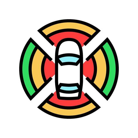 Sensor Array Autonomous Vehicle Color Icon Illustration 53767629 Vector Art At Vecteezy