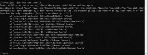 Ords Install Dose Not Work Oracle Forums