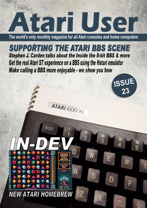 Atari User Issue 23 Is Out Now Atari 8 Bit Computers Atariage Forums