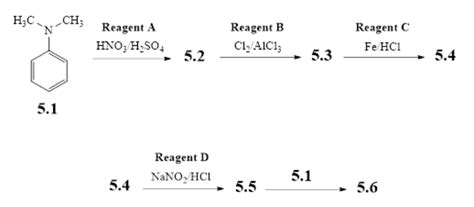 Solved Compound 51 ﻿reacts With Reagent A To Give Compound