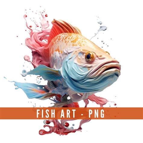 Pink Fish Png Funny Fish Png Fishing Tumbler Wrap Png Fishing Etsy