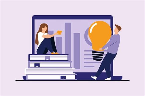 Premium Vector Business Analysis Flat Design Illustration