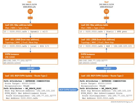 The Network Times Vxlan Part Vii Vxlan Bgp Evpn Control Plane Operation