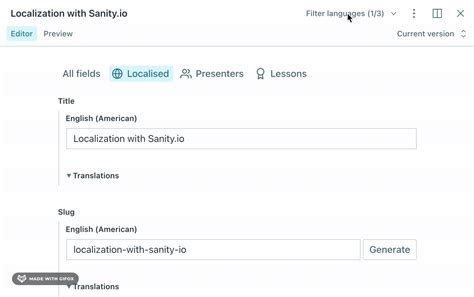 Github Sanity Iolanguage Filter A Sanity Plugin That Supports