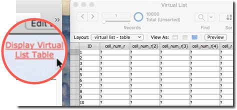 Virtual List Simplified Filemakerhacks