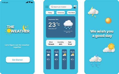 Weather Application Design Figma