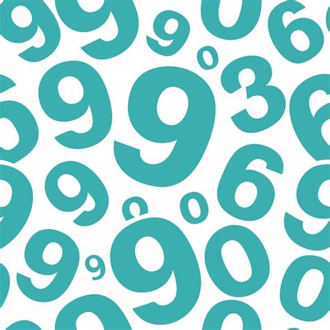 Premium Vector Pattern With A Numbers Theme