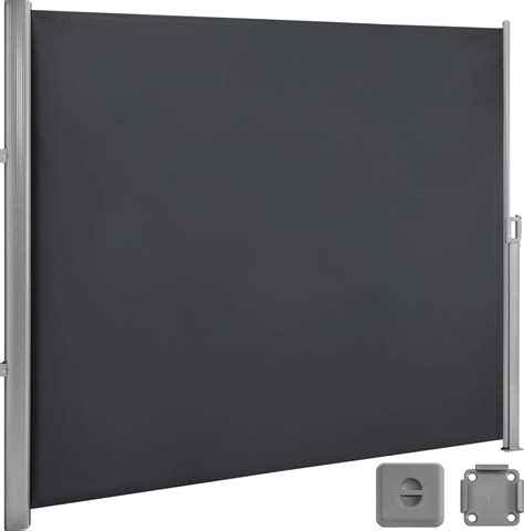 Retractable Side Awning Privacy Screen Room Divider Wall Mounted Sun Shade