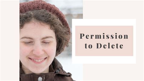 Permission To Hit The Delete Button For Anything In Your Schedule Permission To Hit The Delete Button For Anything In Your Schedule