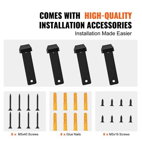 Vevor Shelf Bracket Heavy Duty Floating Shelf Brackets 10 X 6 In 4