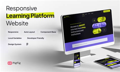 Learning Platform Website Figma