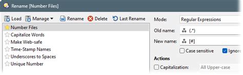 Rename Presets Directory Opus Manual