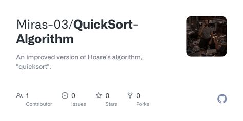 GitHub Miras 03 QuickSort Algorithm An Improved Version Of Hoare S Algorithm Quicksort